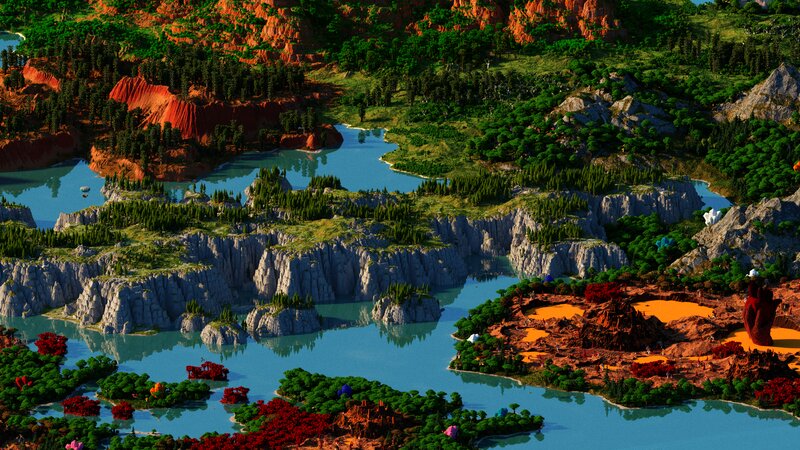 Downstone - 16000x16000 | 1.12 - 1.19+ | Landscape & Survival Map ...