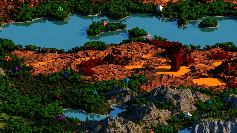 Downstone - 16000x16000 | 1.12 - 1.19+ | Landscape & Survival Map ...