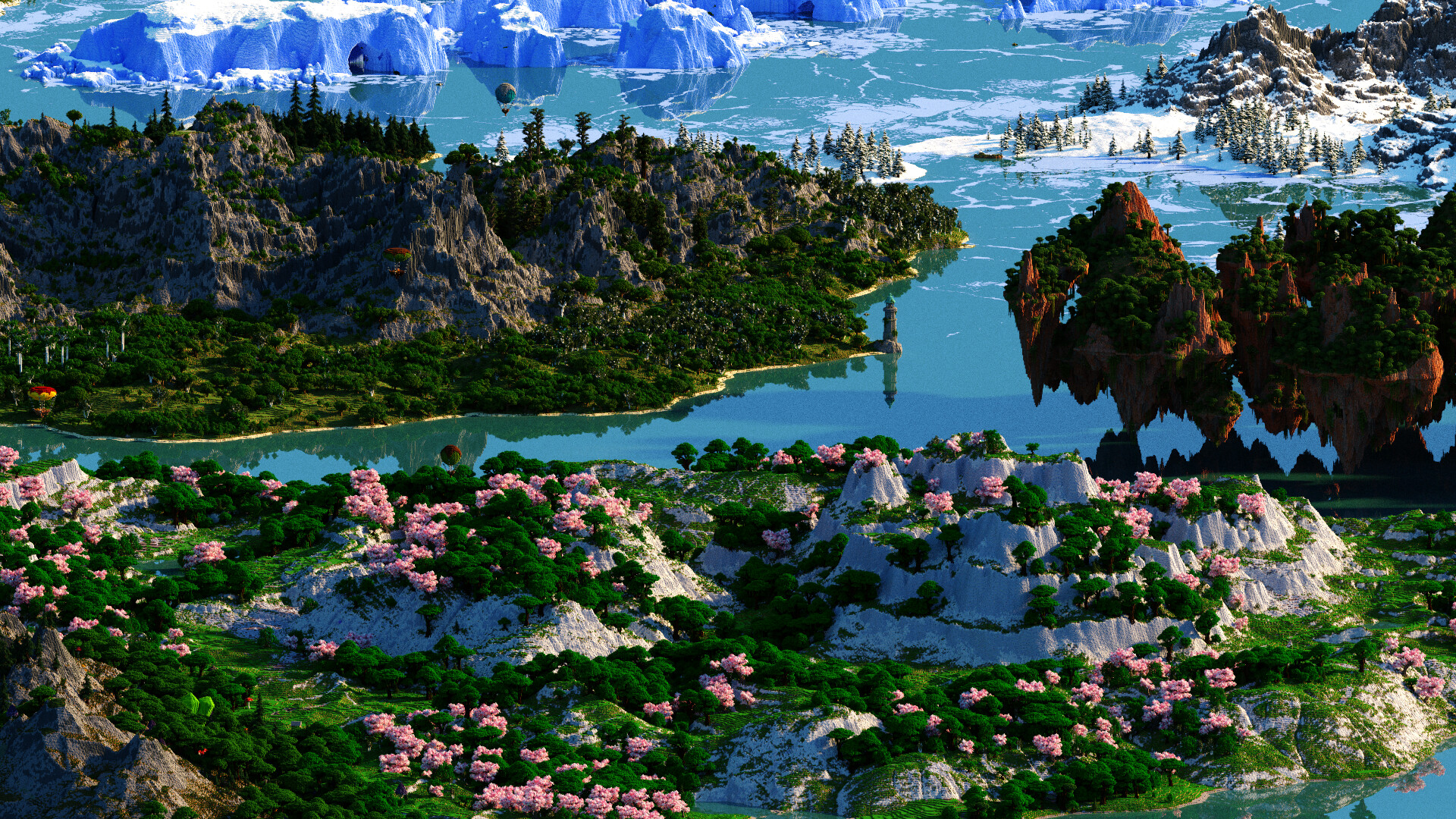 Downstone - 16000x16000 | 1.12 - 1.19+ | Landscape & Survival Map ...