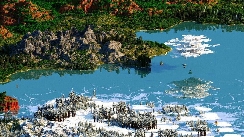 Downstone - 16000x16000 | 1.12 - 1.19+ | Landscape & Survival Map ...