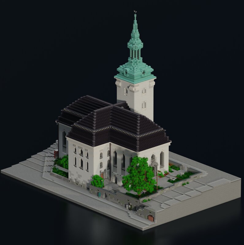 Nykirken, Bergen (1763) Minecraft Map