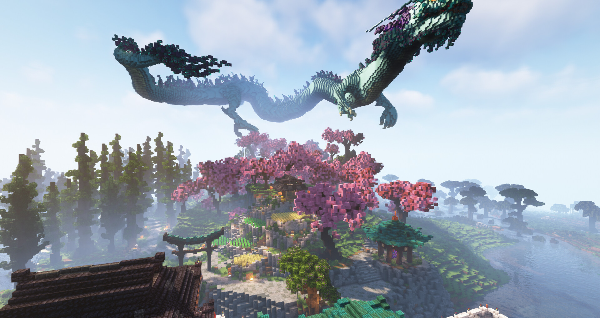 Chinese spawn Minecraft Map