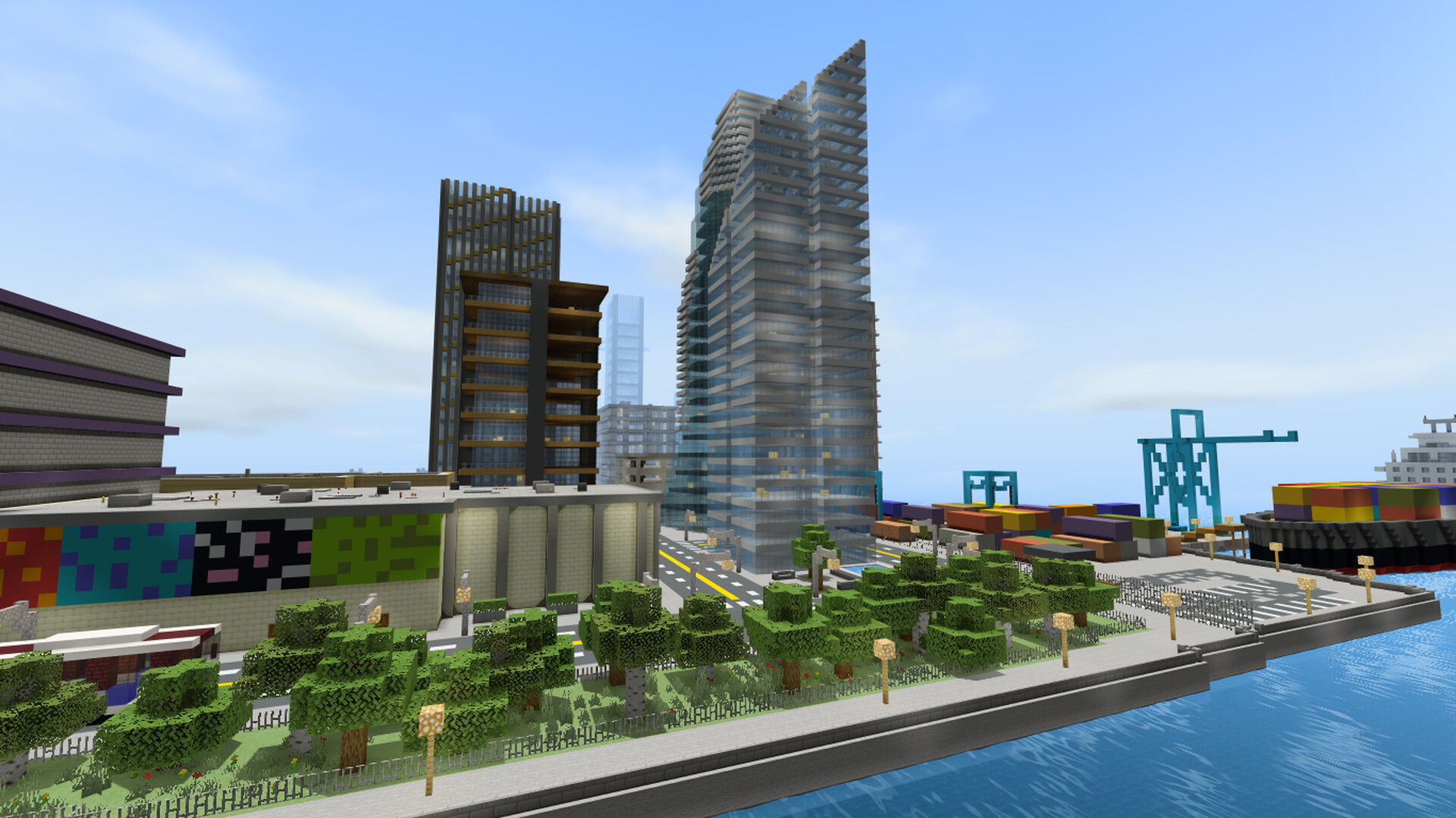 Diamond City For Bedrock Minecraft Map