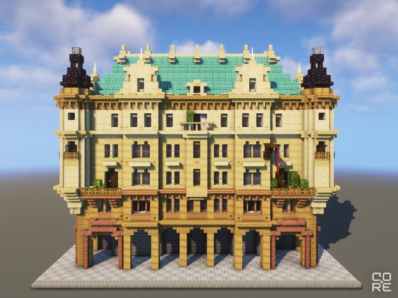 Baroque Town Houses - CORE Studios Minecraft Map