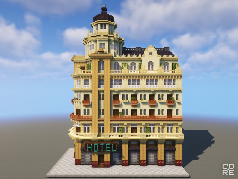 Baroque Town Houses - CORE Studios Minecraft Map