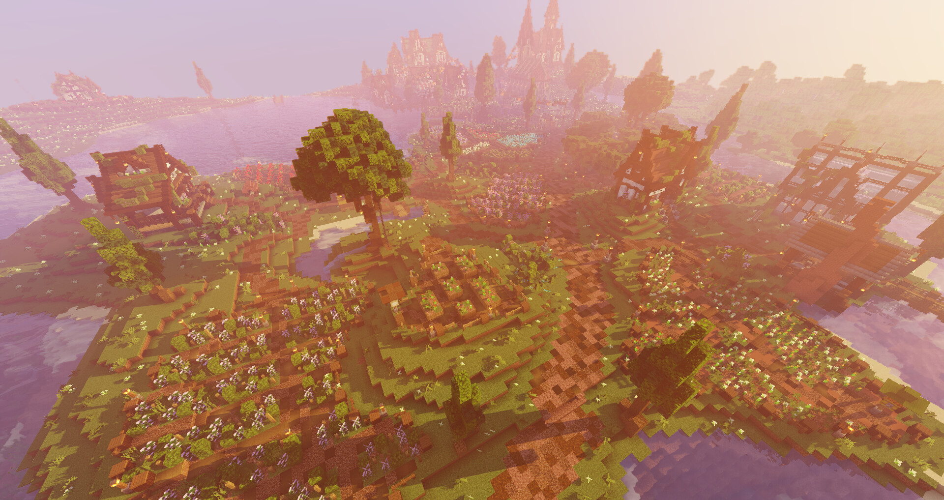 HareBell Village's Spring Festival Minecraft Map