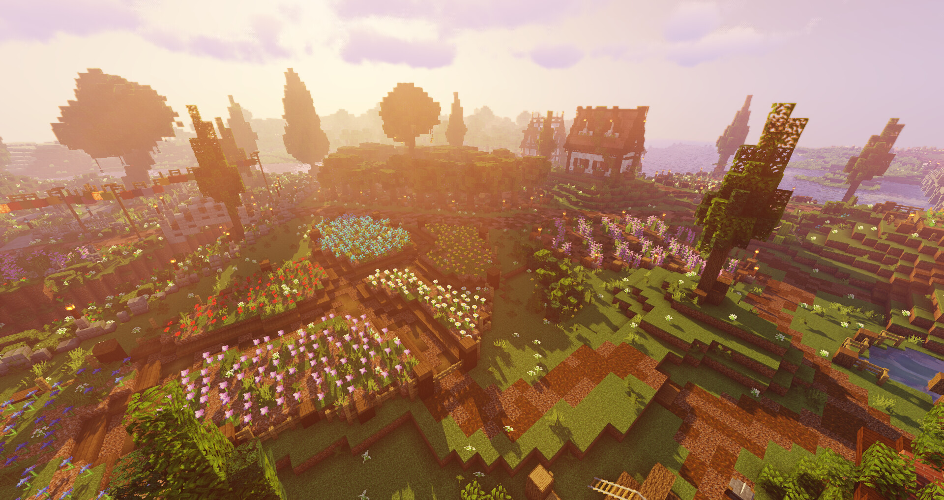 HareBell Village's Spring Festival Minecraft Map
