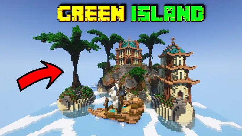 Minecraft Small Green Island Map Minecraft Map