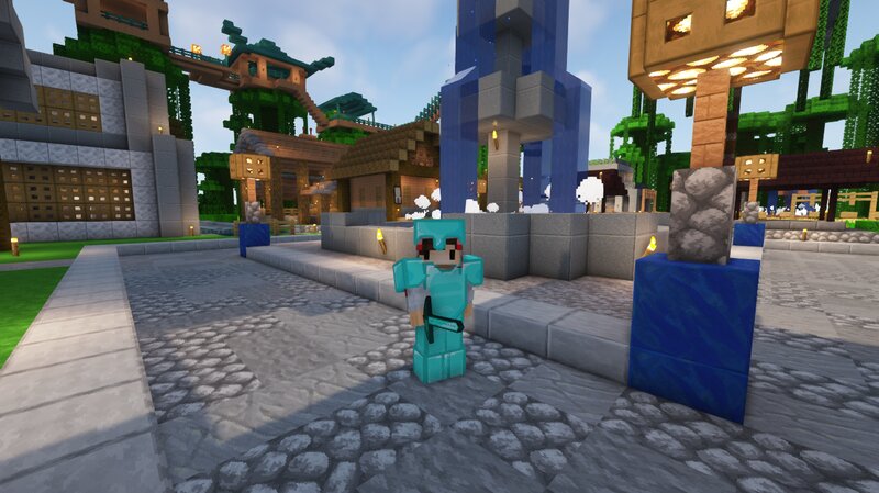 Superflat Jungle Survival Base Minecraft Map