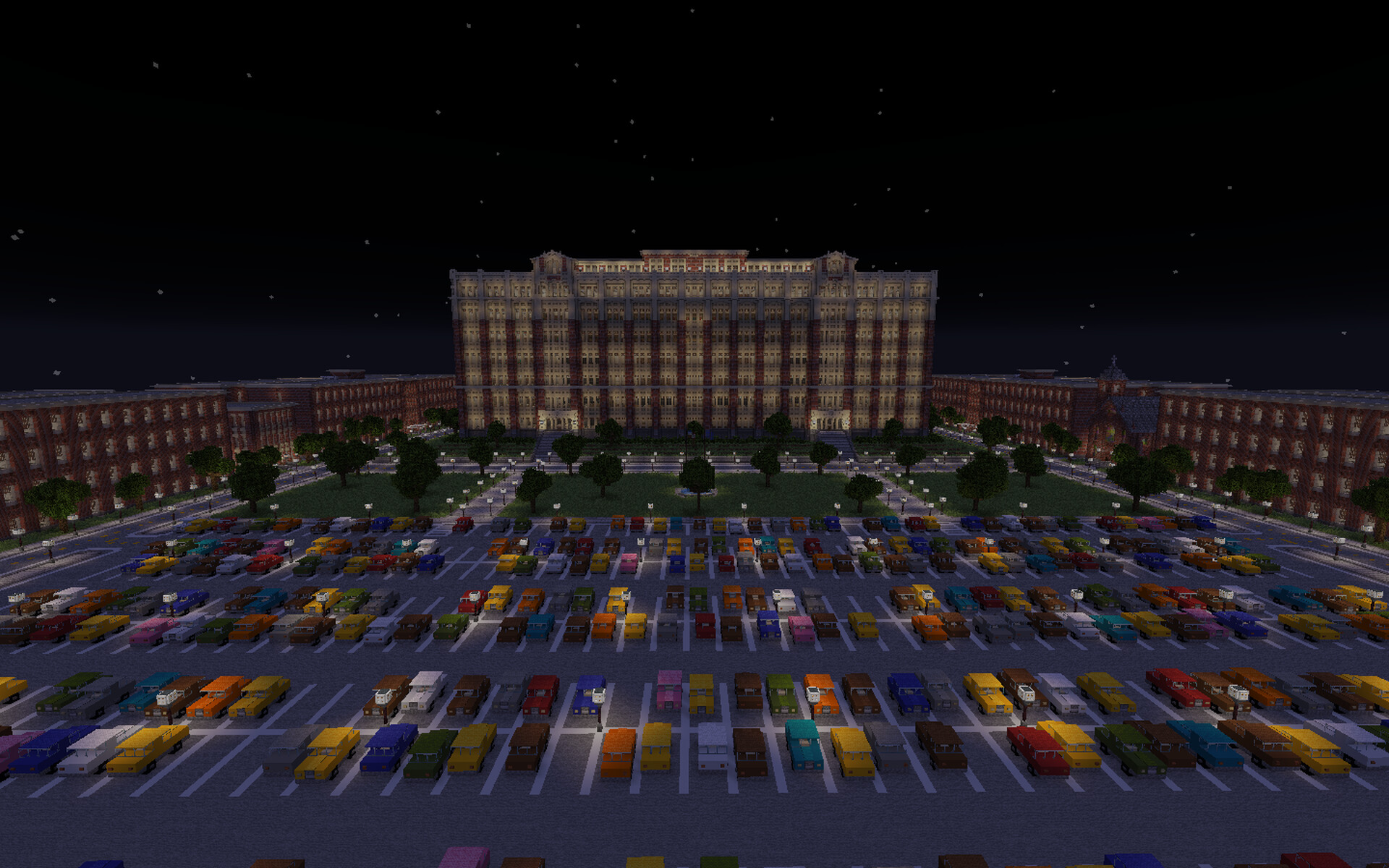 High School in Michigan (USA) - Hunger Game - Roleplay - Minecraft Map