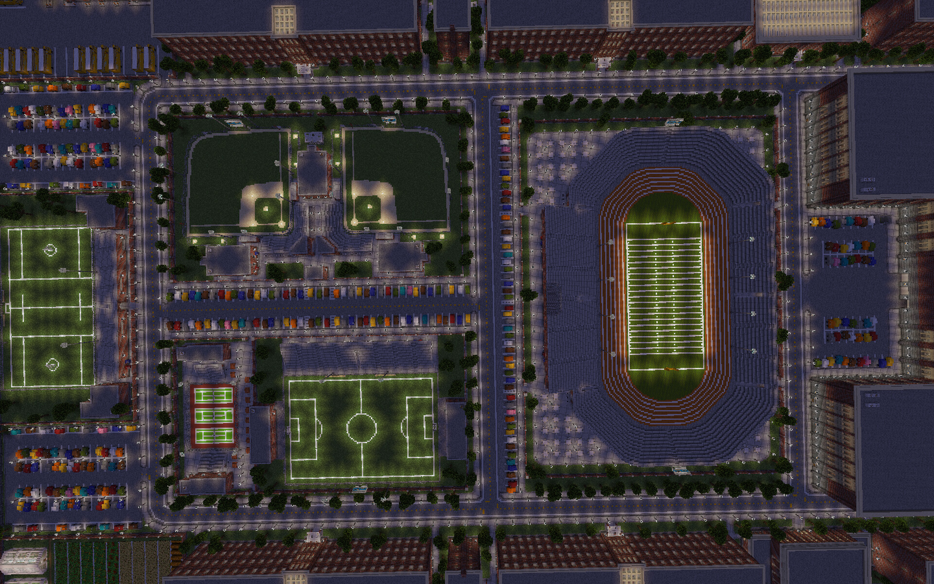 High School in Michigan (USA) - Hunger Game - Roleplay - Minecraft Map