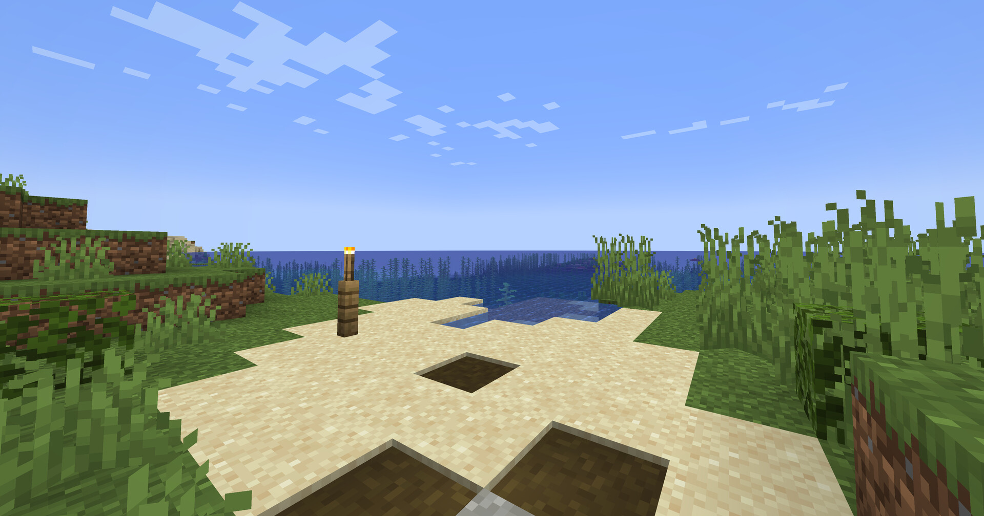 Small Beach Hut Minecraft Map