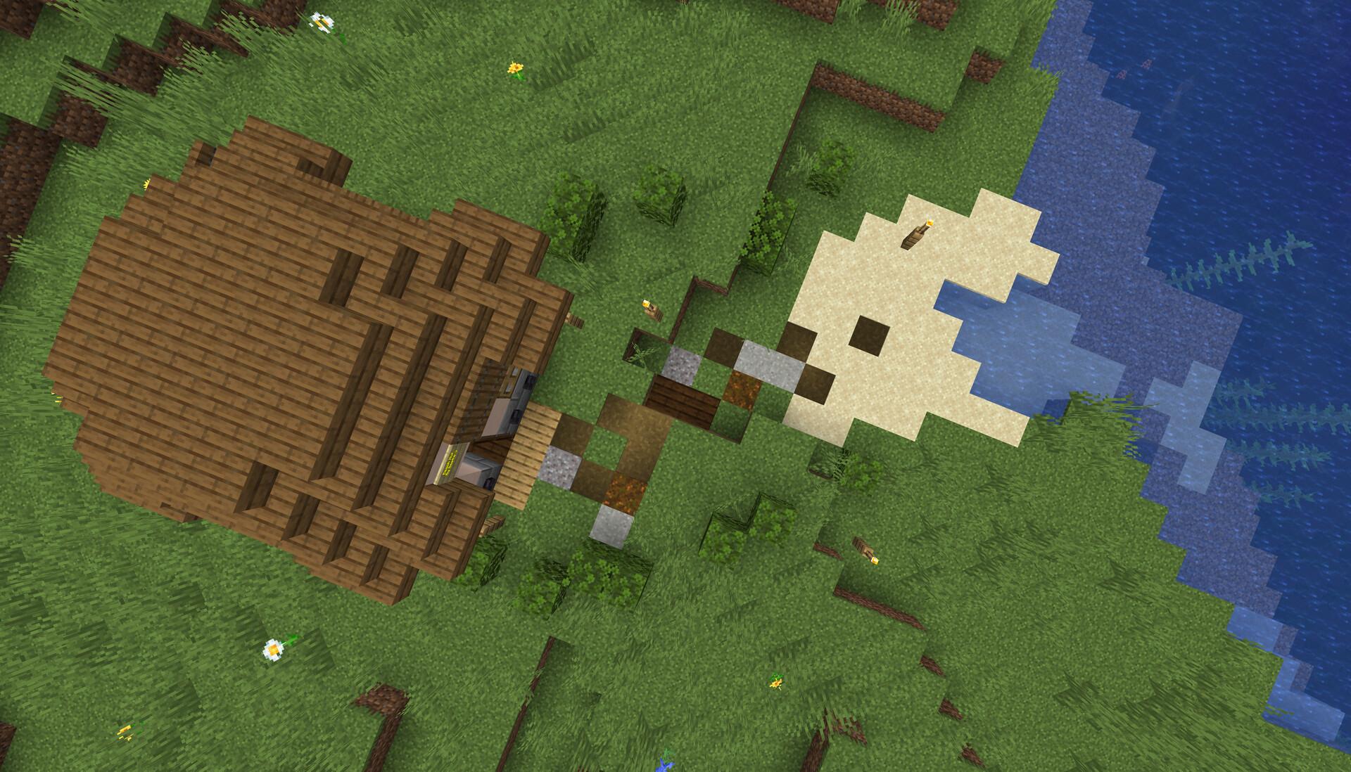 Small Beach Hut Minecraft Map