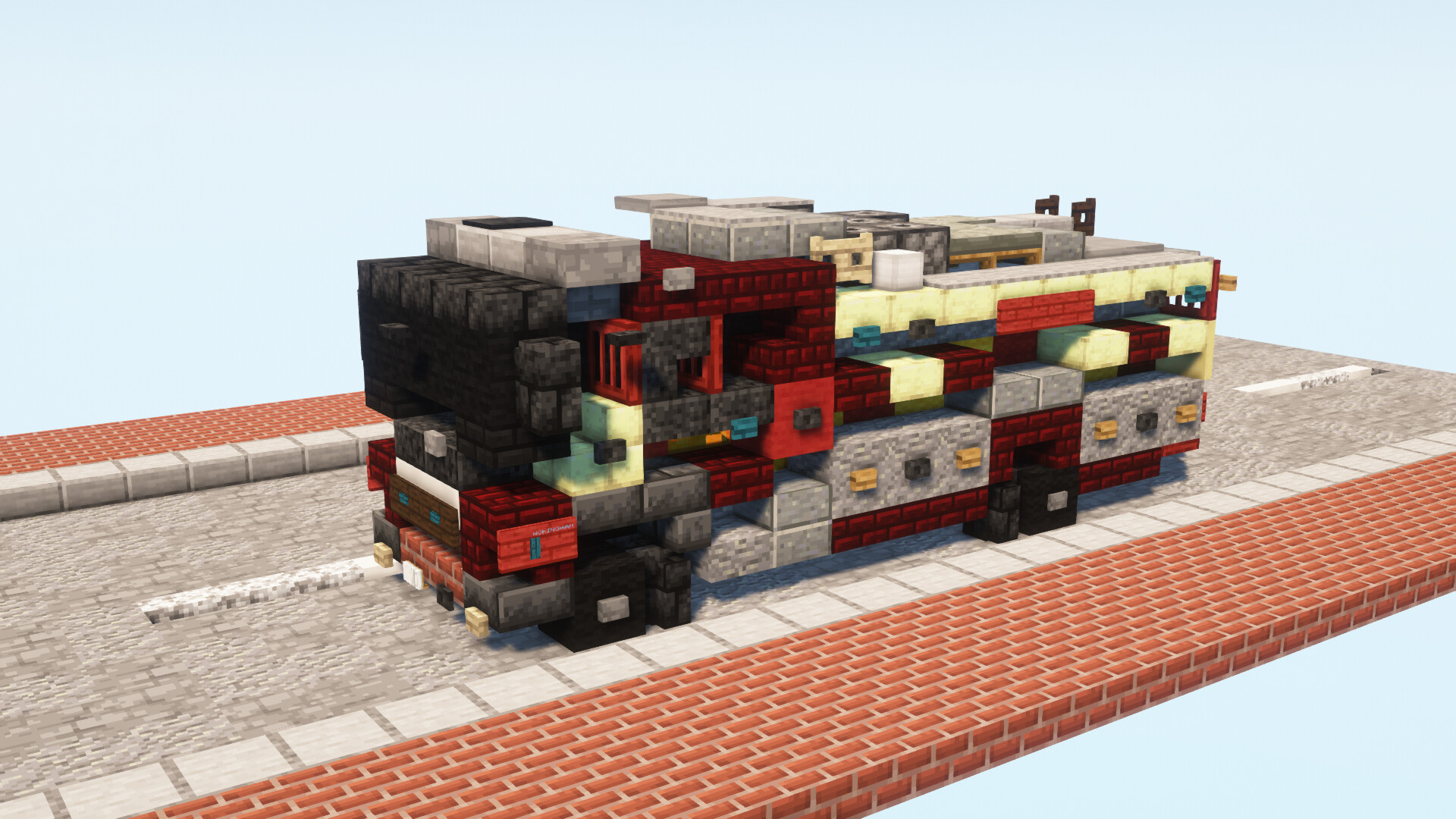 Royal Berkshire Fire and Rescue Service Volvo FL8 fire engine Minecraft Map