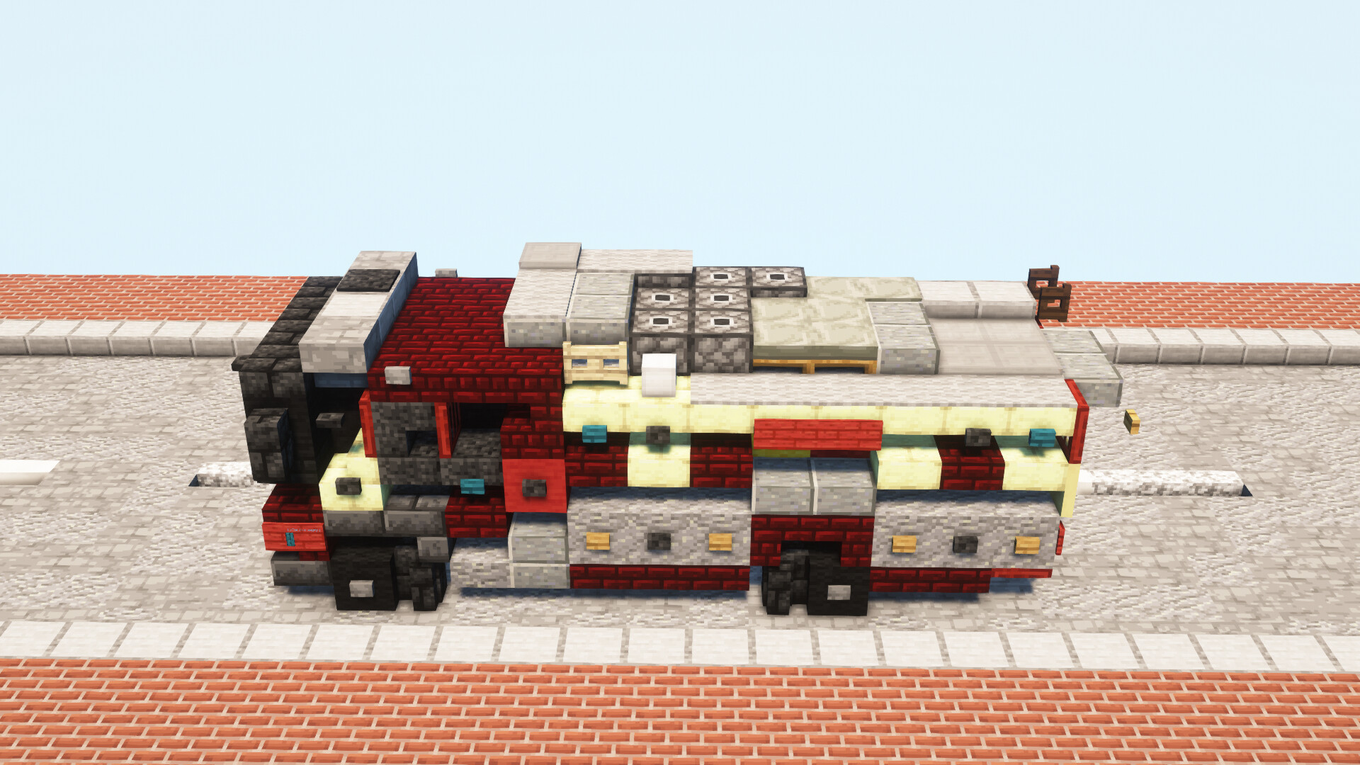 Royal Berkshire Fire and Rescue Service Volvo FL8 fire engine Minecraft Map