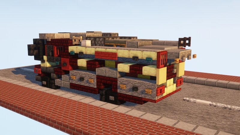 Royal Berkshire Fire and Rescue Service Volvo FL8 fire engine Minecraft Map