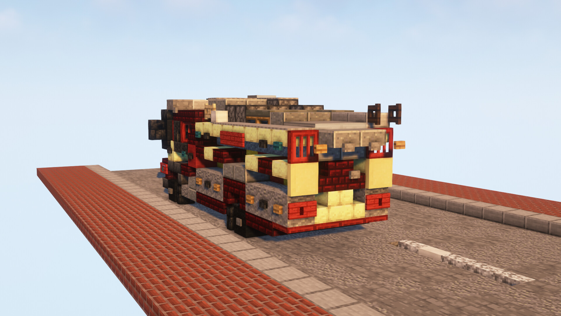 Royal Berkshire Fire and Rescue Service Volvo FL8 fire engine Minecraft Map