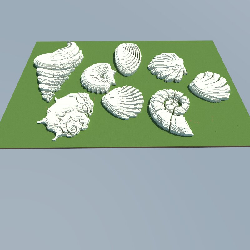 large fossil schematics Minecraft Map