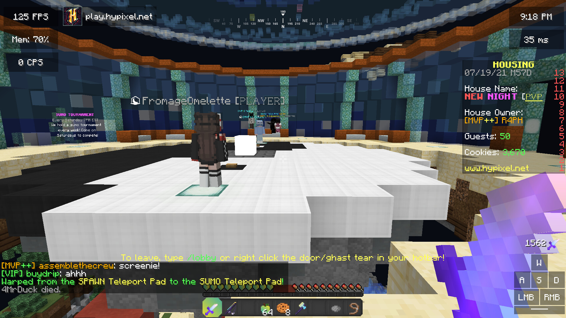 R4PH's NIGHT [PVP] | Created by 0xr & Staff Minecraft Map