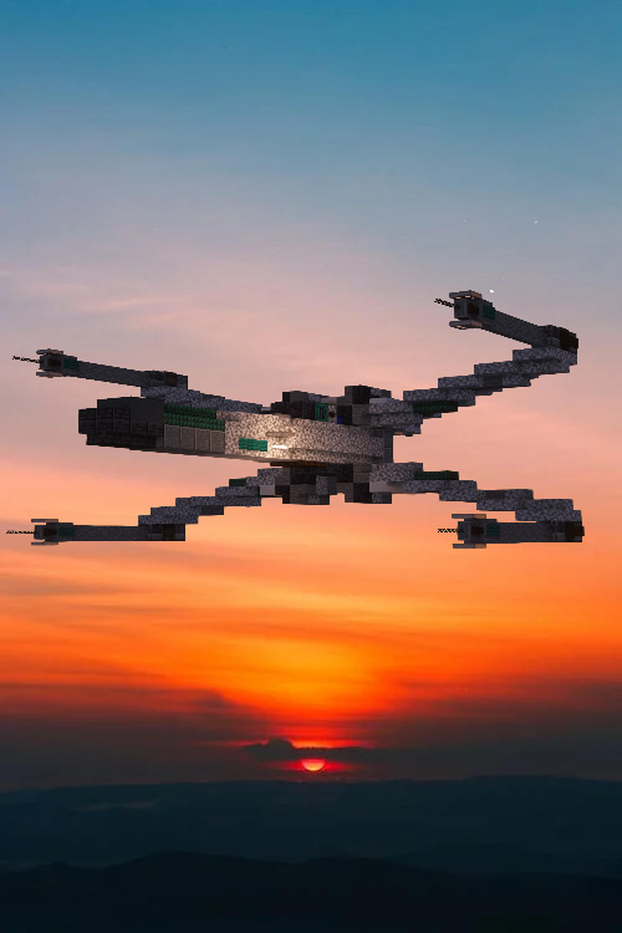 Star Wars X-Wing Forest Edition l Free to use Minecraft Map