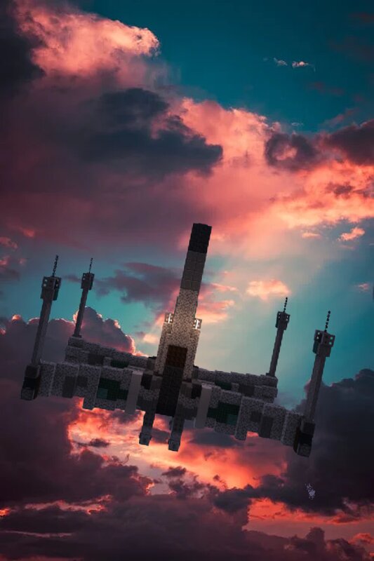 Star Wars X-Wing Forest Edition l Free to use Minecraft Map