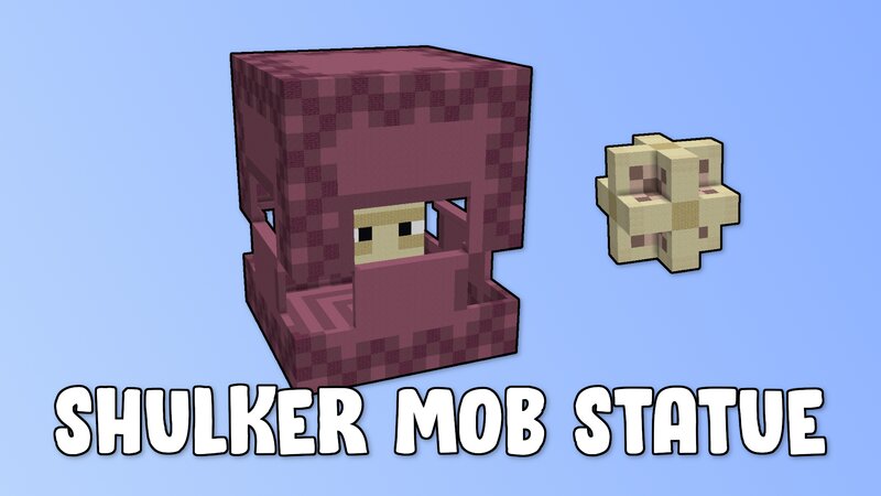 Shulker Mob Statue Minecraft Map