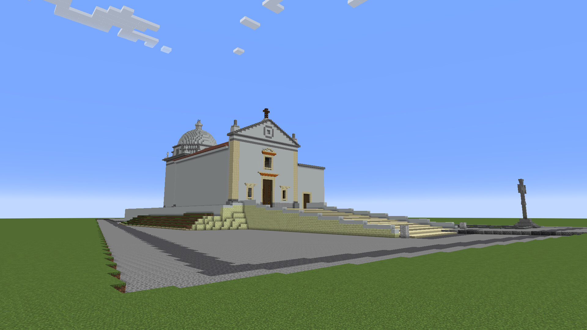 Ermida de São Luis em Faro Portugal Minecraft Map