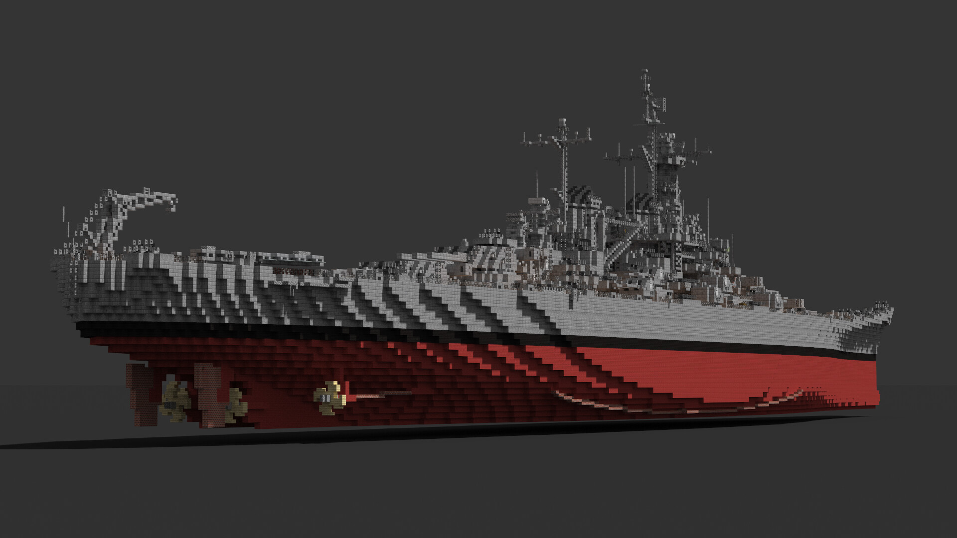 USS Montana BB-67 Minecraft Map
