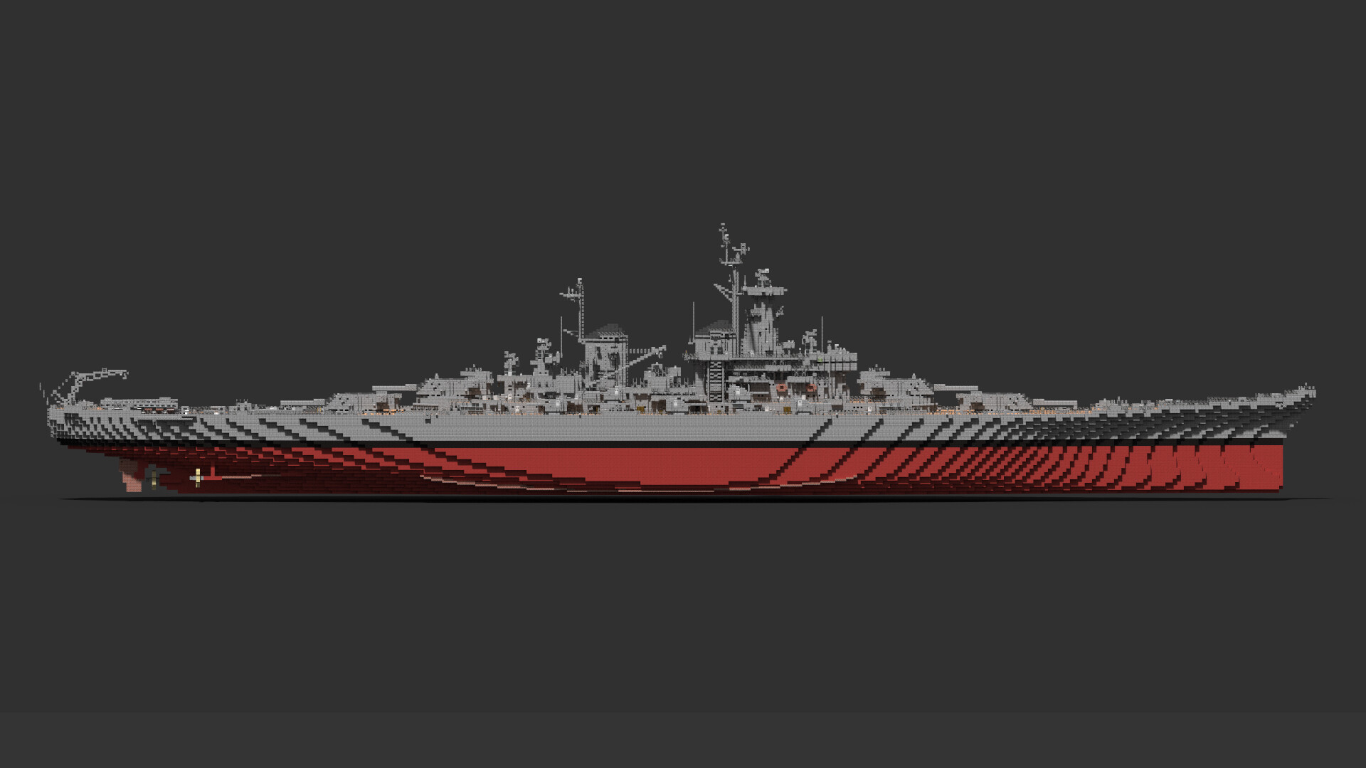 USS Montana BB-67 Minecraft Map