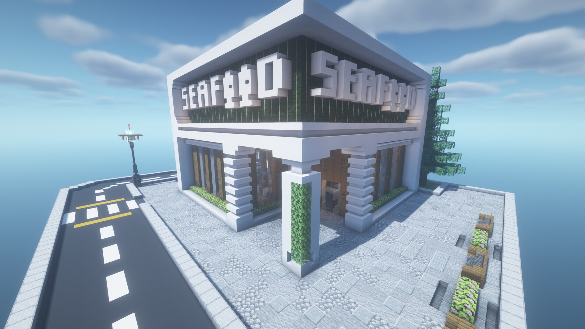 Minecraft Seafood Restaurant Minecraft Map