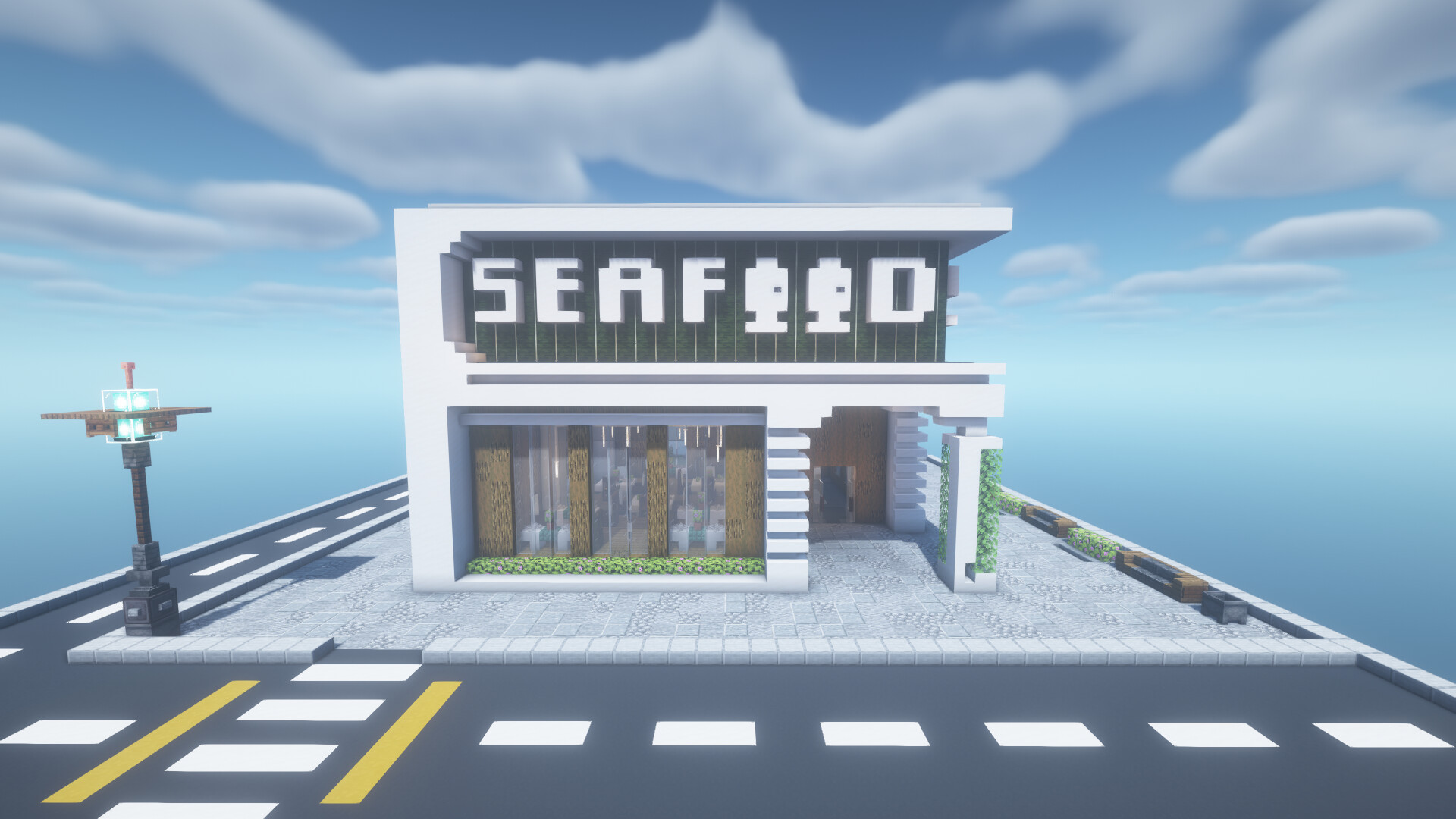Minecraft Seafood Restaurant Minecraft Map