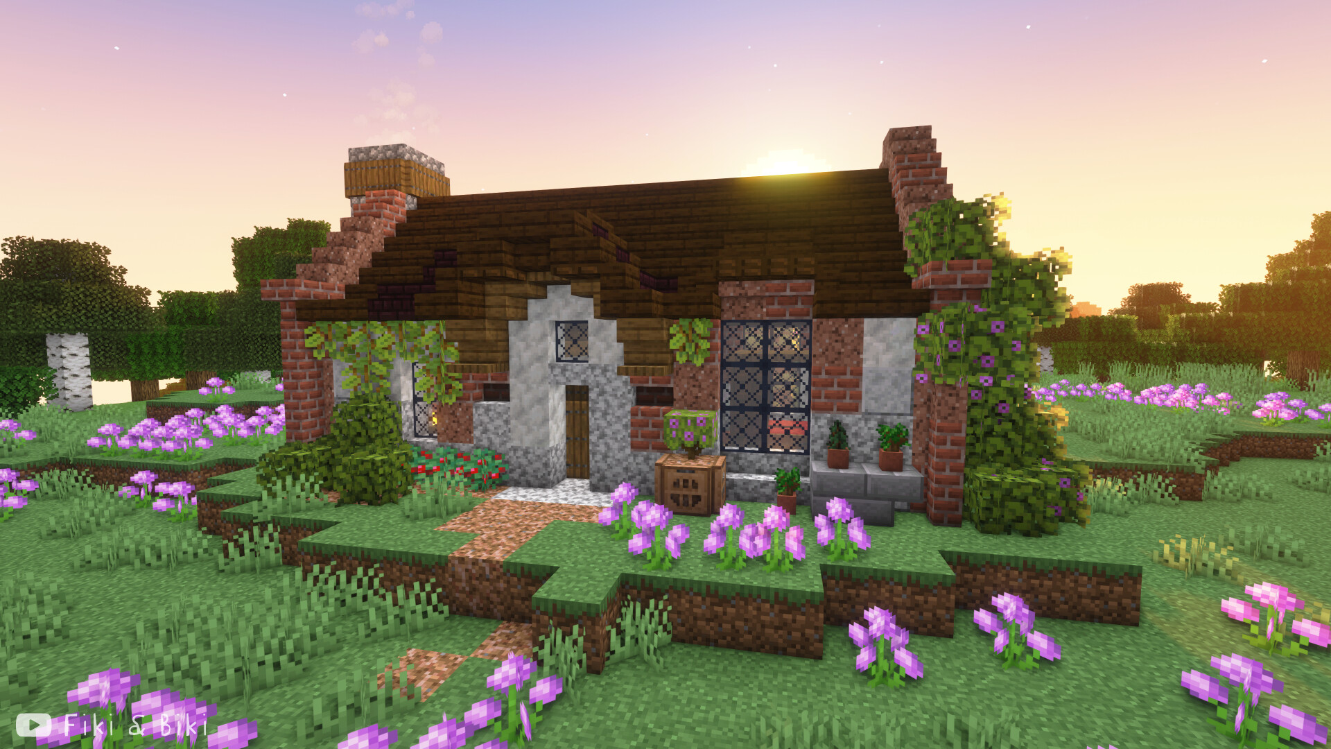 Small Cottage in a Meadow Minecraft Map