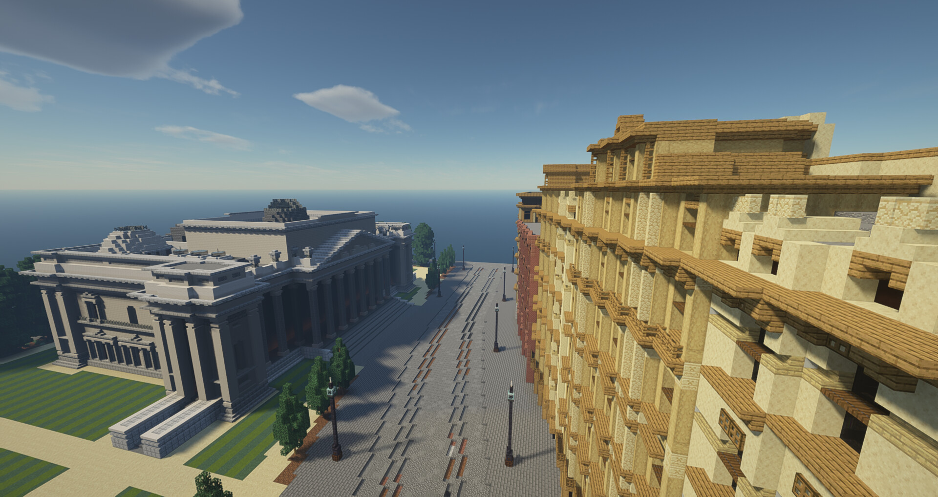 Early 1900s Chicago Apartment Building Minecraft Map