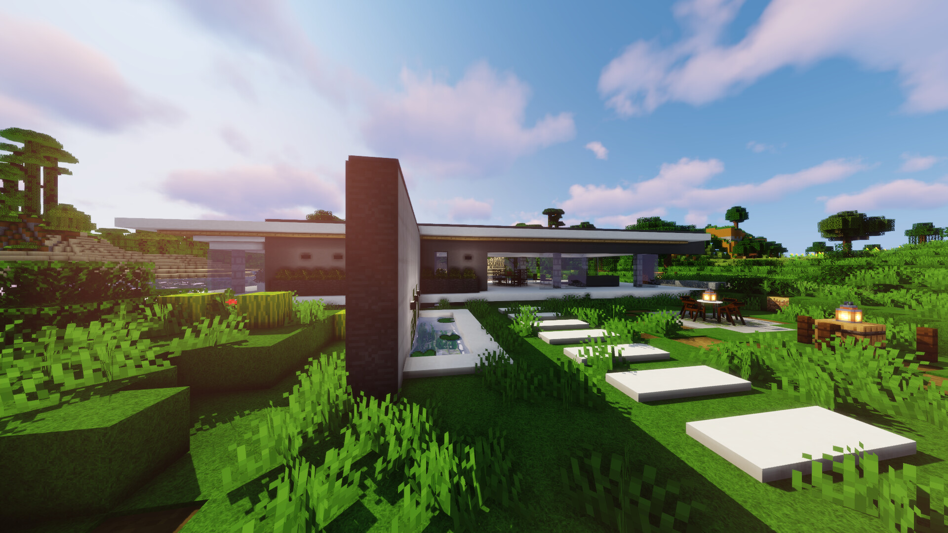 Minecraft Modern Lake House Minecraft Map