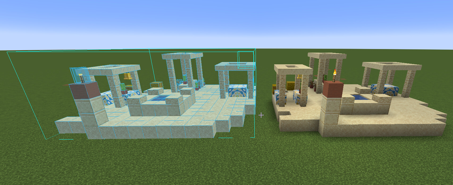 schematics of all desert village structures Minecraft Map