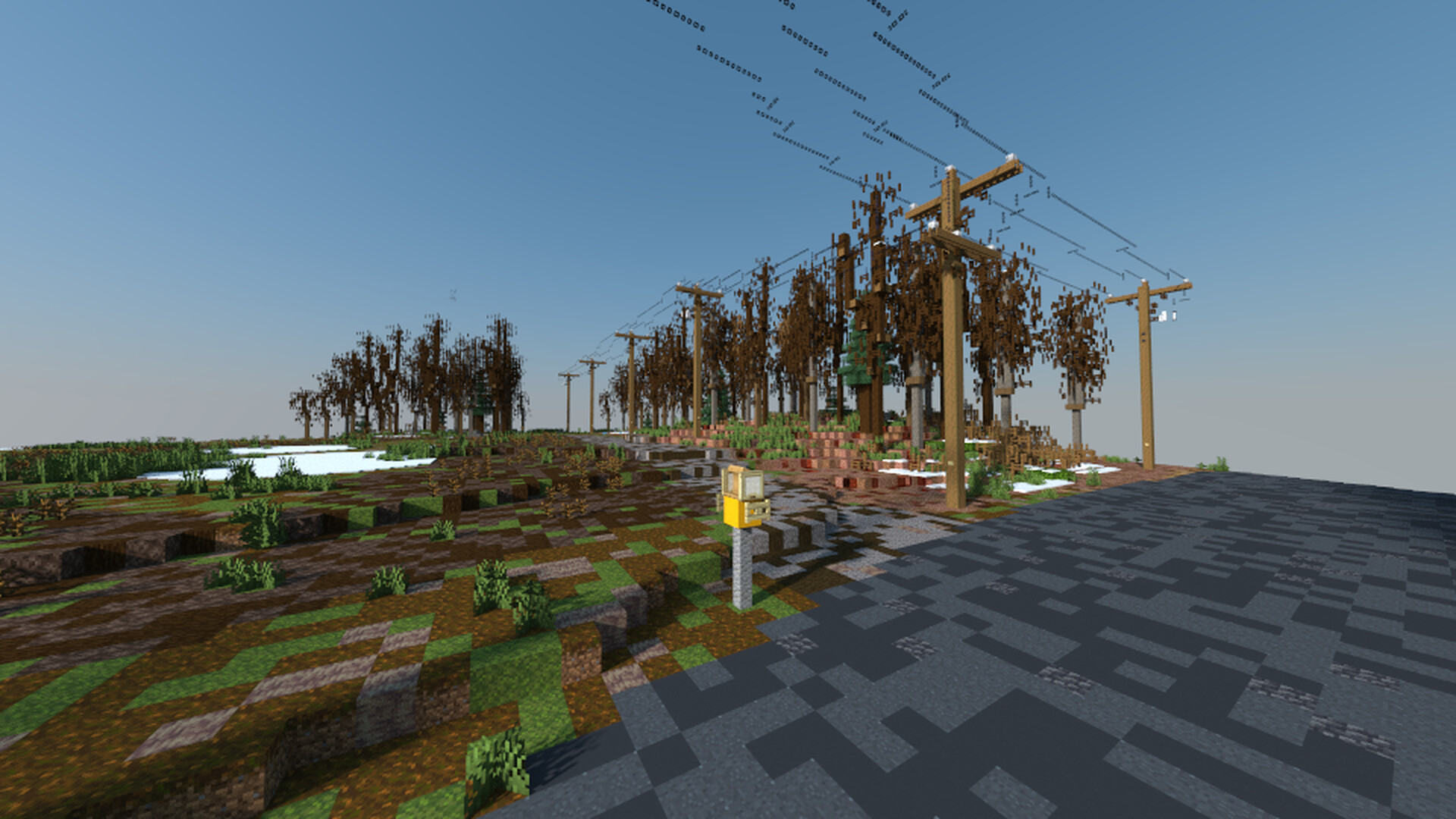 Terrain practice: Dull winter farm [With Download] Minecraft Map