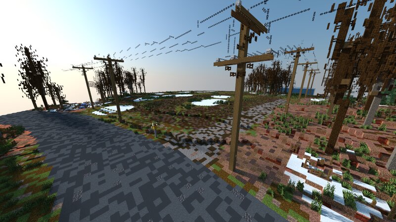 Terrain practice: Dull winter farm [With Download] Minecraft Map