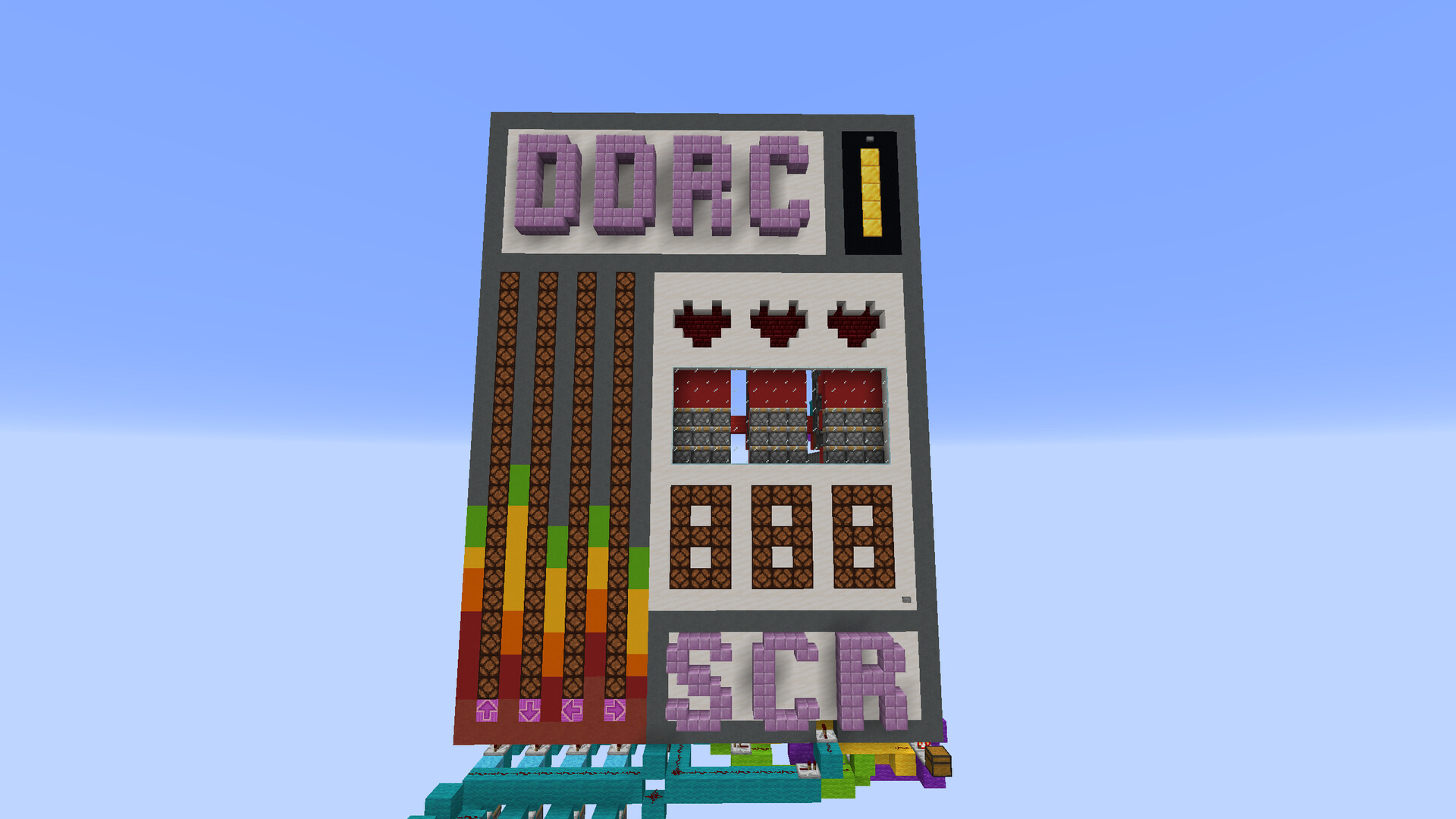 CraftyMasterman's DDR (custom) Minecraft Map