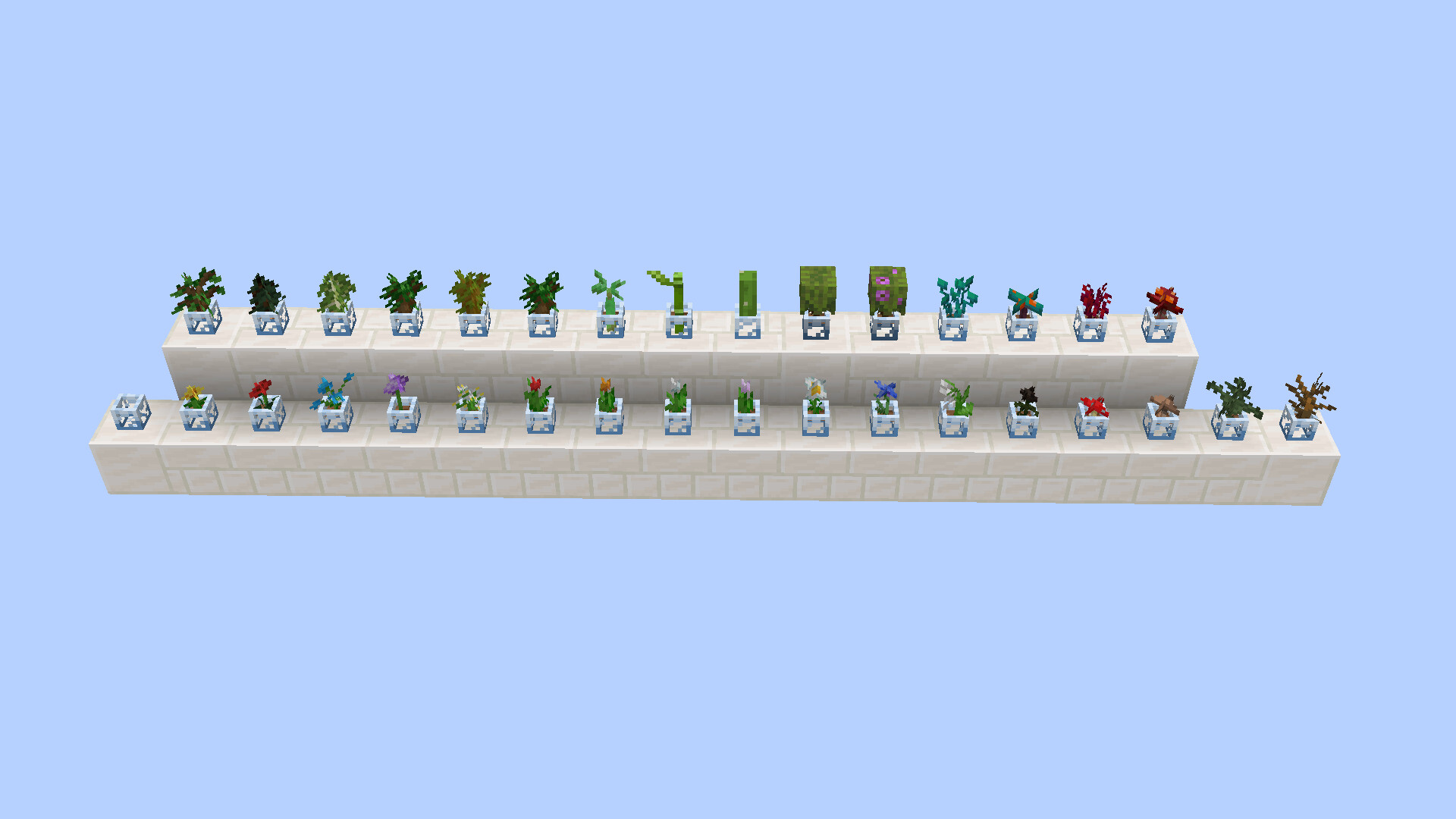 Pots (Flower Pot) Showcase World Map Minecraft Map