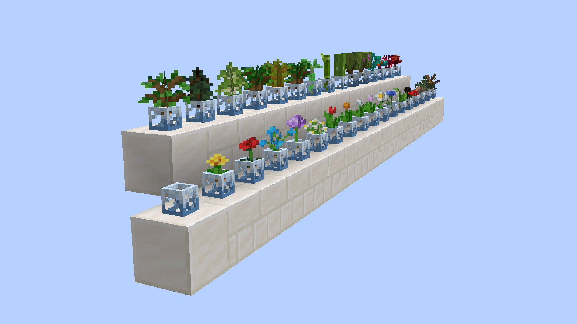 Pots (Flower Pot) Showcase World Map Minecraft Map