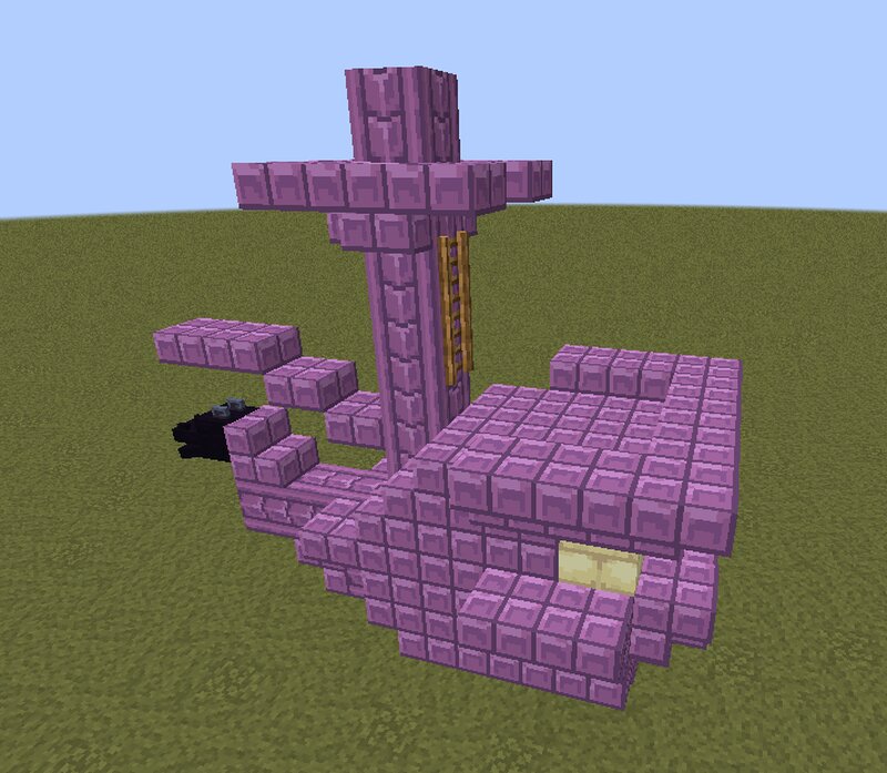 Tiny end ship Minecraft Map