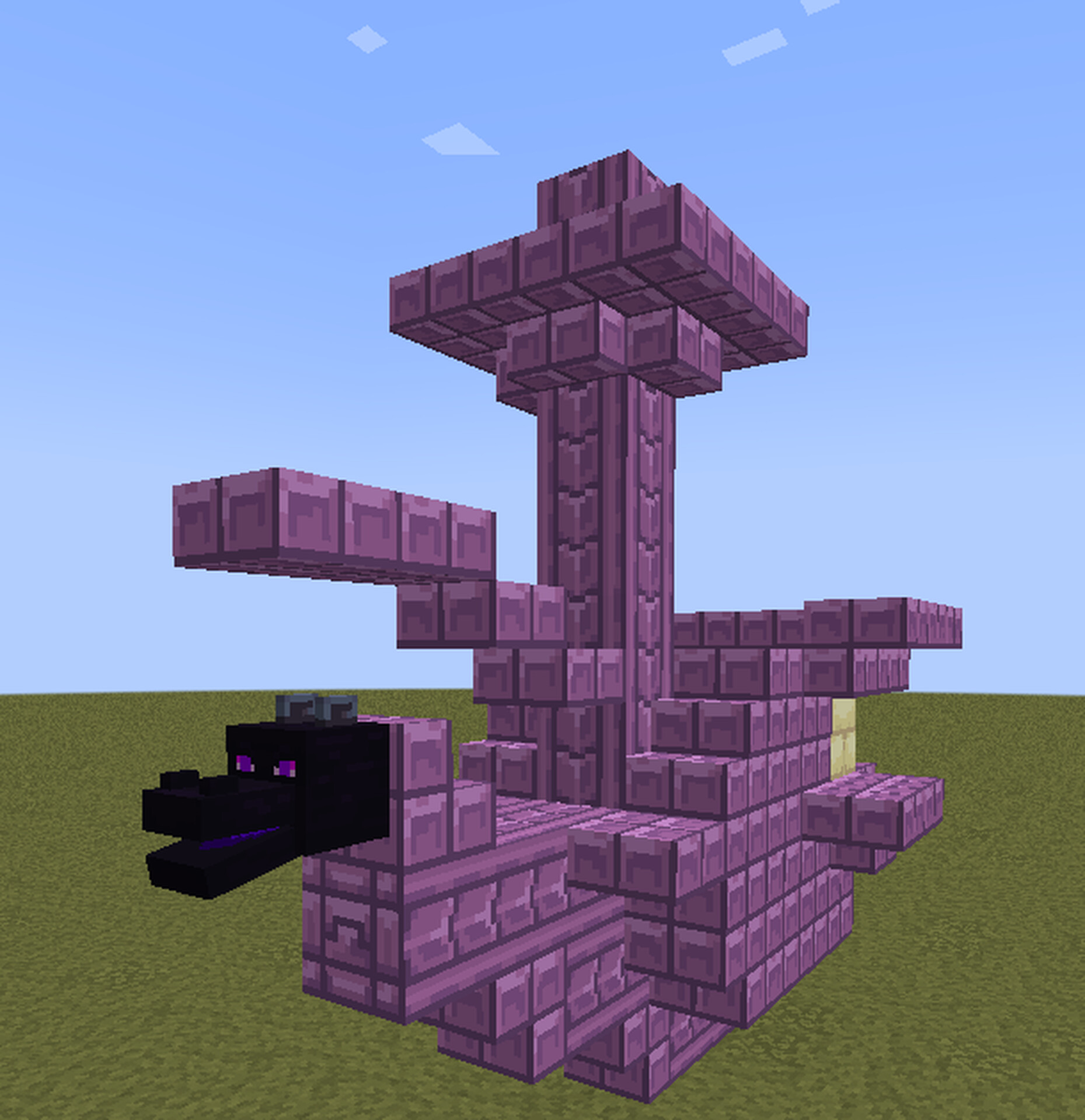 Tiny end ship Minecraft Map