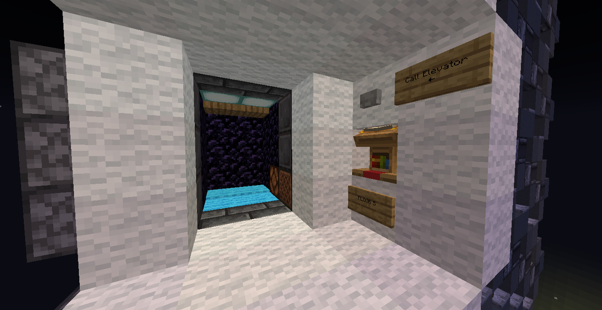 Realistic Multi-floor Elevator Minecraft Map