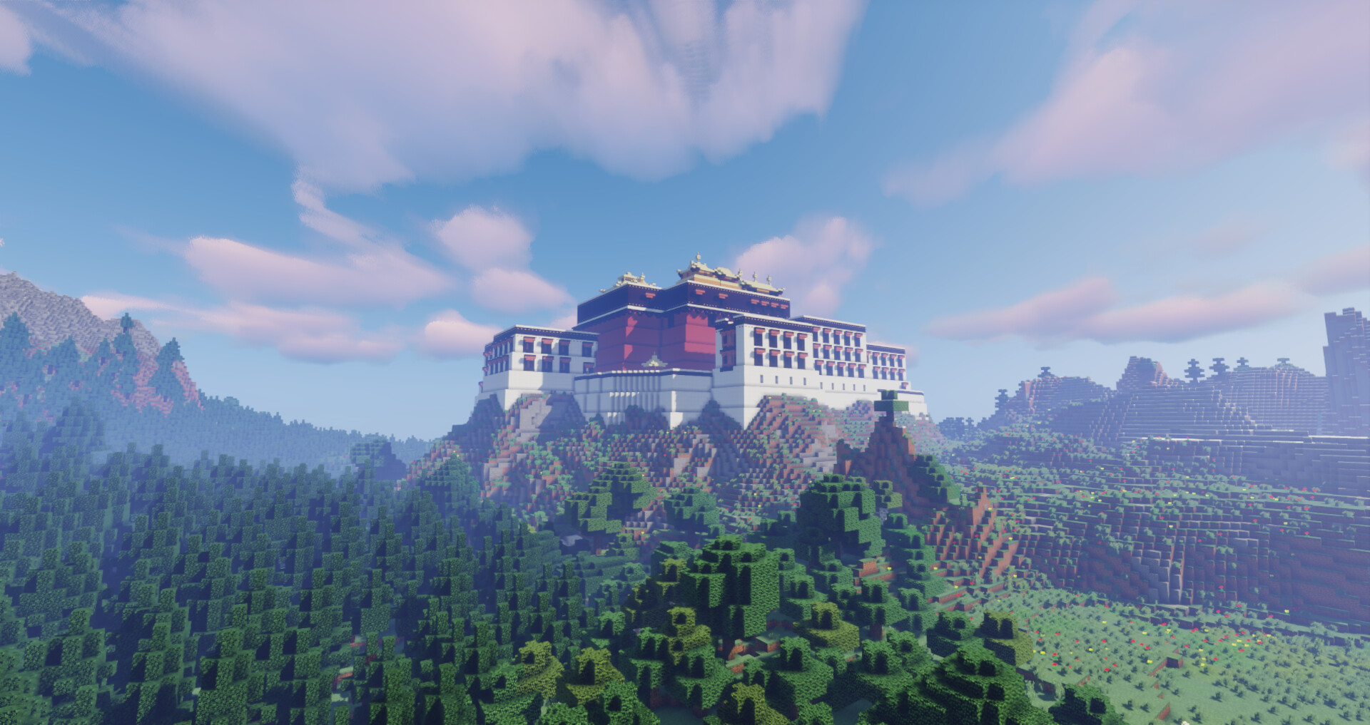 Tibetan area Minecraft Map