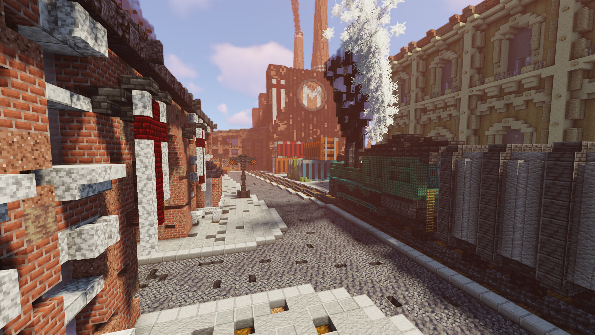 Big Steam Punk City (long project in the works) Minecraft Map