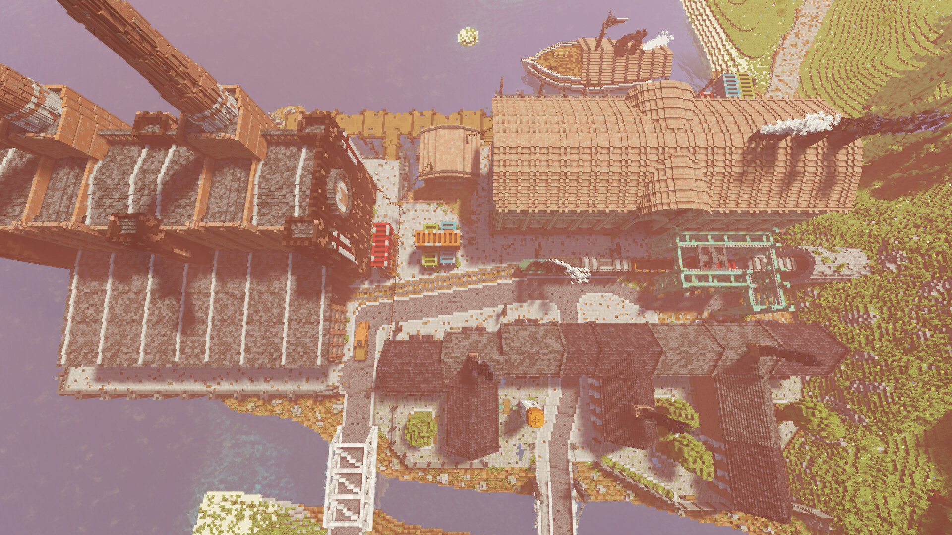 Big Steam Punk City (long project in the works) Minecraft Map