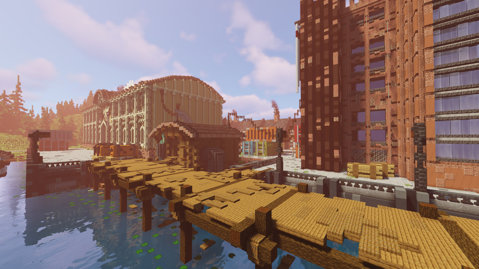 Big Steam Punk City (long project in the works) Minecraft Map