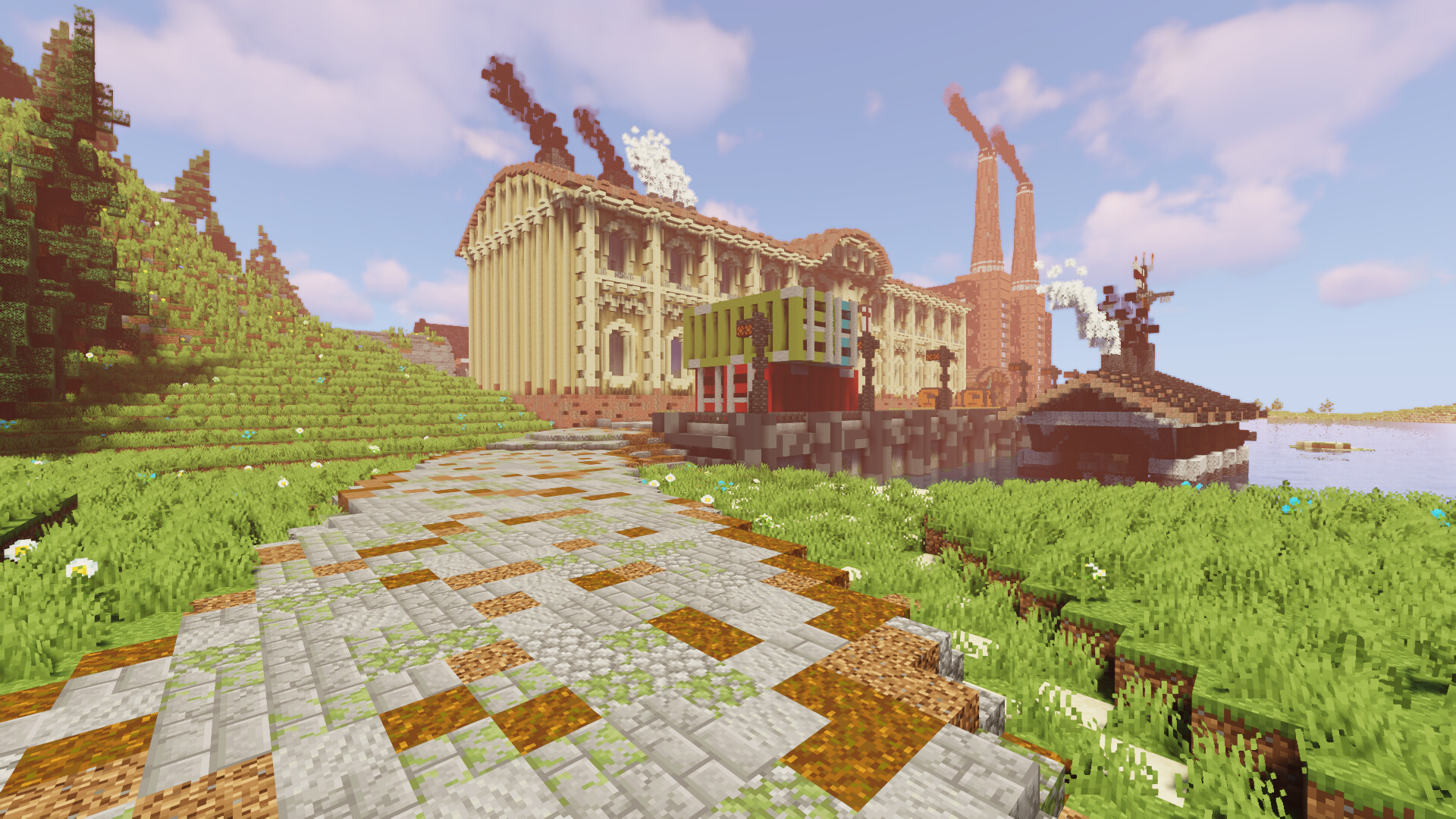 Big Steam Punk City (long project in the works) Minecraft Map