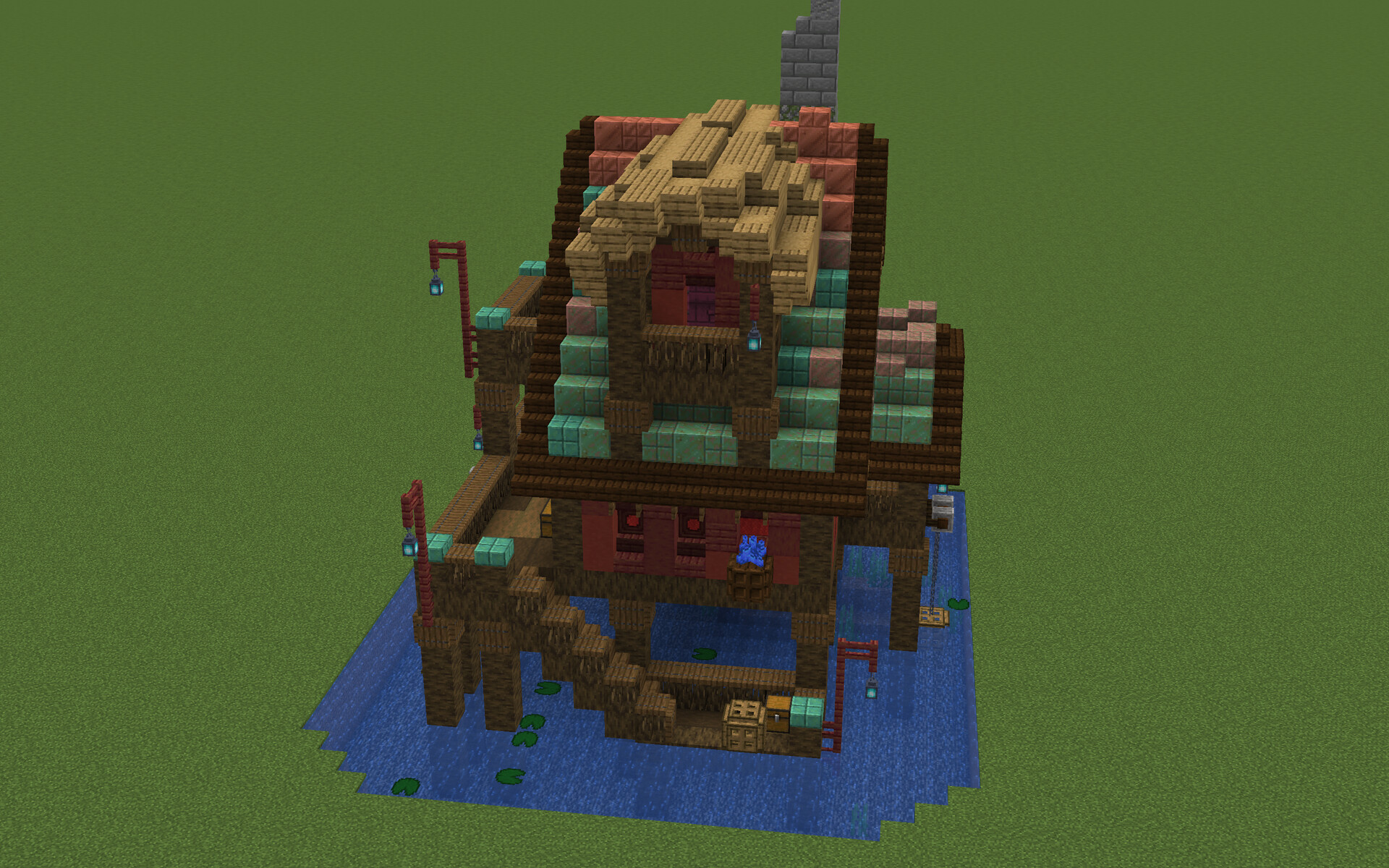 Mangrove Stilt House 22w13a Minecraft Map