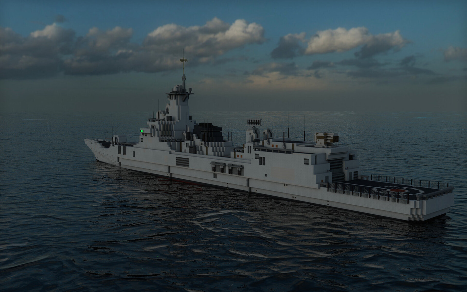 Self created destroyer 太原 Minecraft Map